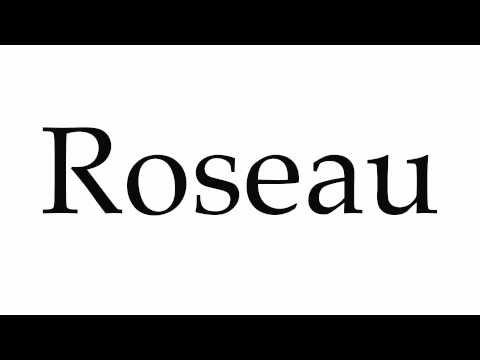 How to Pronounce Roseau