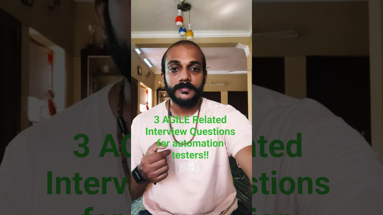 🎯 Top 3 Agile Methodology Interview Questions for Automation Testers! 🤖🧠