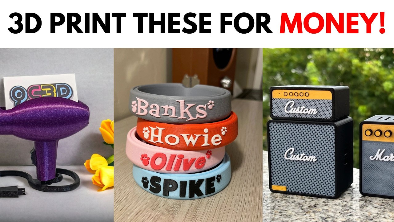 10 Most PROFITABLE 3D Prints You Can Sell Right Now