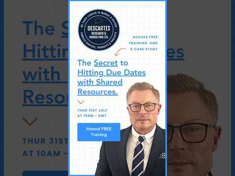 Get The Secret To Hitting Due Dates With Shared Resources + Free Training - By Stuart Corrigan, DR&C