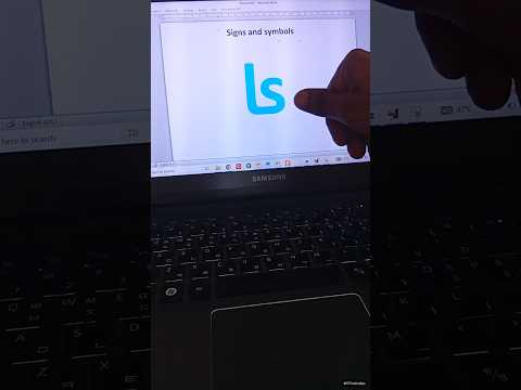 Microsoft sign and symbol tricks