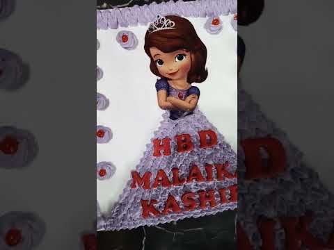 Sophia Princess Cake l Chocolate Cake l Edible Picture Cake