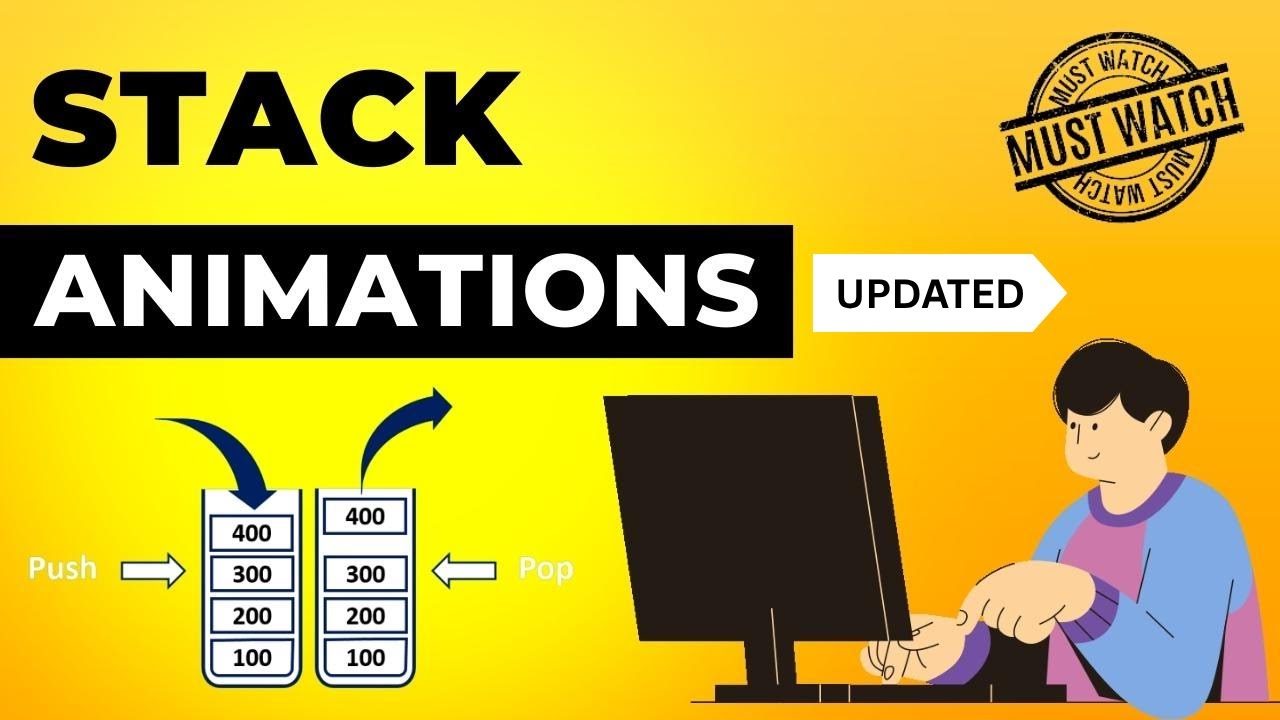 Stack Animations | Data Structure | Visual How