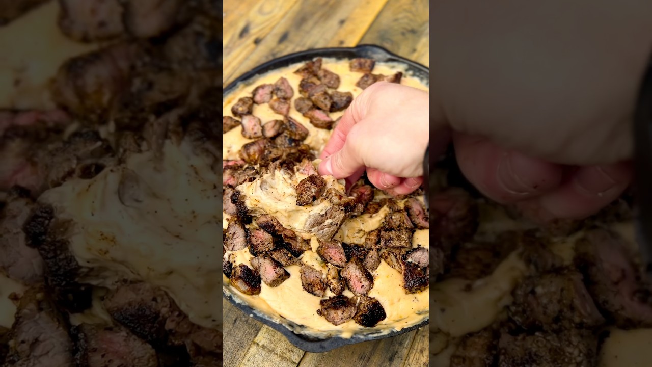 Smoked Steak Queso 🔥🤤