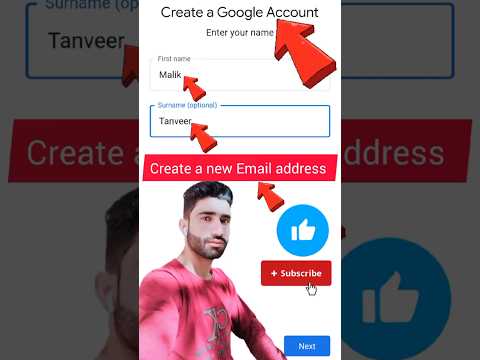 How To Create a Google Account || How To Create a Email ID || Gmail ID || Email kaise banaye #shorts