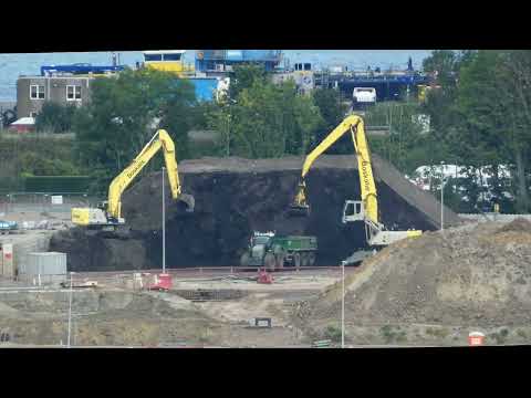 Bouw Scheldetunnel Antwerpen Rechteroever 2025 Part 22