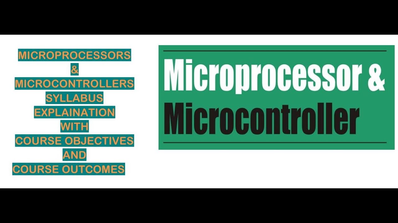Syllabus of MPMC #Microprocessors #Microcontrollers #MPMC #MASM
