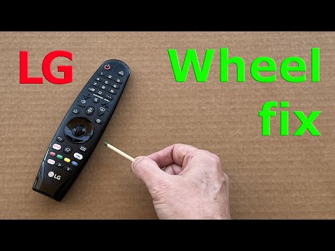 LG Magic remote control scroll wheel OK button repair