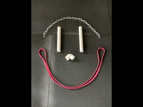 Garage Gym Hack - DIY V Bar with Bands