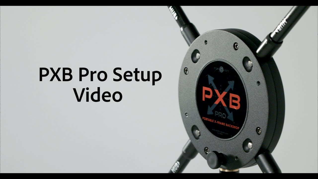 Studio Assets PXB Pro Portable Background System Setup