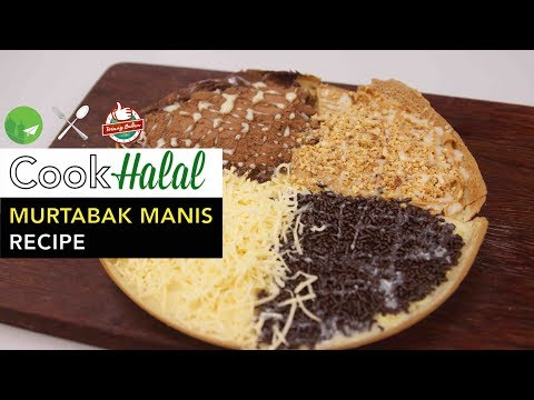 How To Make Sweet Pancake - Indonesian Murtabak Manis Recipe [Video]