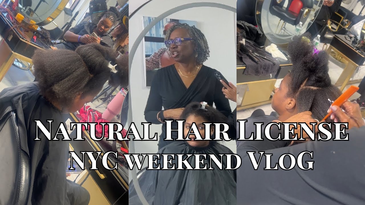 NYC Weekend Vlog: Trimming Natural Hair Masterclass w. Diane C. Bailey | Magic Fingers Institute