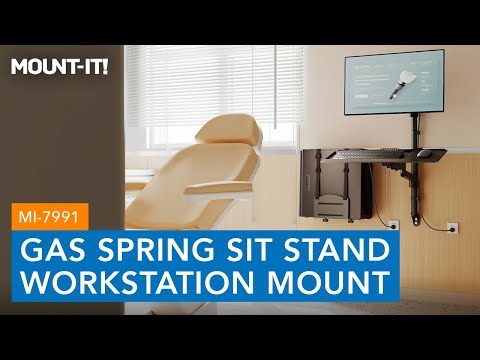 Wall Mount Workstation with Single Monitor Mount | MI-7991 ( Features )