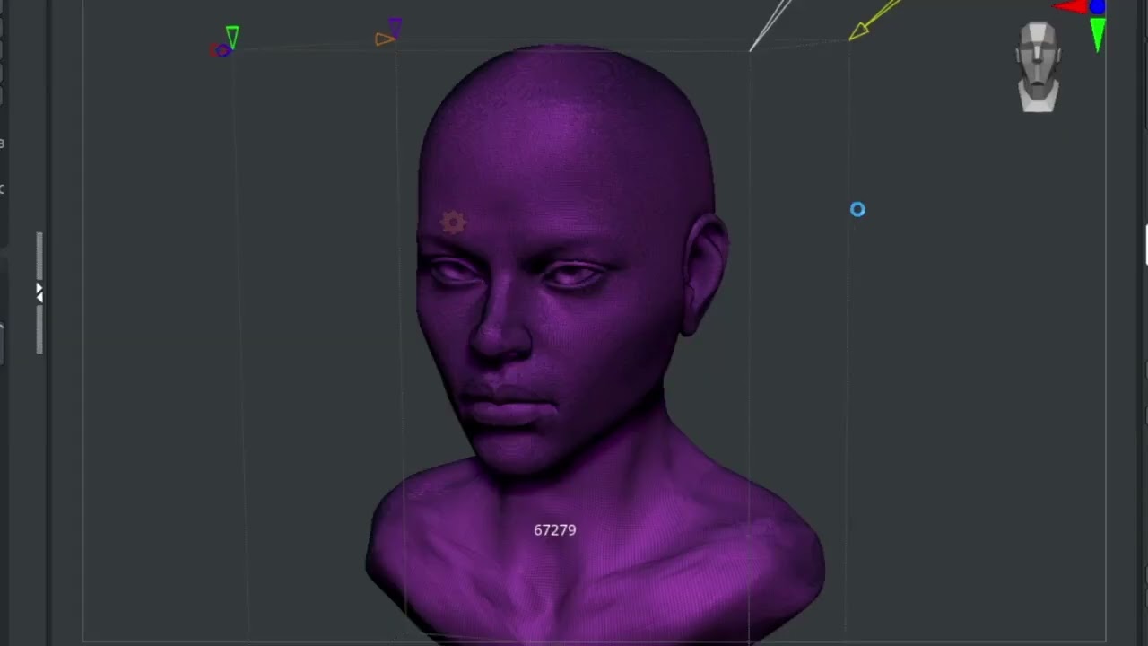 Head sculpt full process