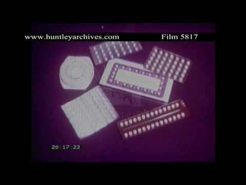 Techniques and methods of contraception 1960's. Archive film 5817