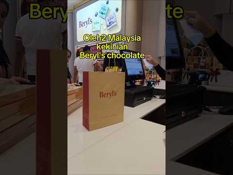 Oleh2 kekinian Malaysia beryl's coklat #beryls #chocolate #oleholehmalaysia #bukitbintang
