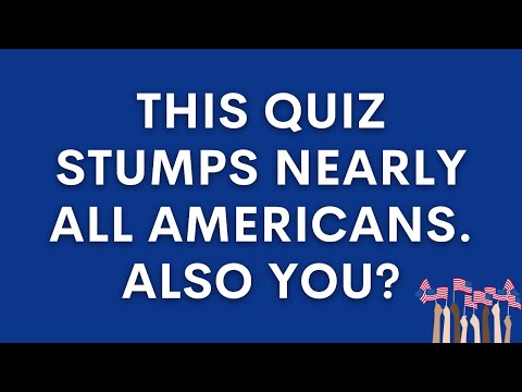 USA Trivia Quiz (Can You Ace This Quiz?!)