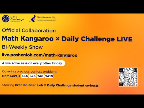Math Kangaroo × Daily Challenge LIVE Bi-Weekly Show – 2021 Level 9&10