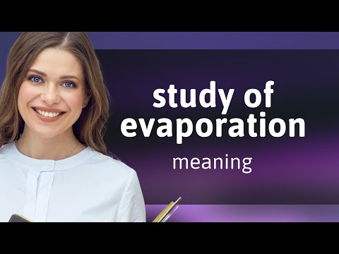 The Mysteries of Evaporation Unveiled