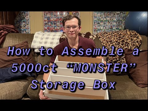 How To Assemble The 5000ct "MONSTER" Storage Box | Product Review and Specifications | Belmontnews