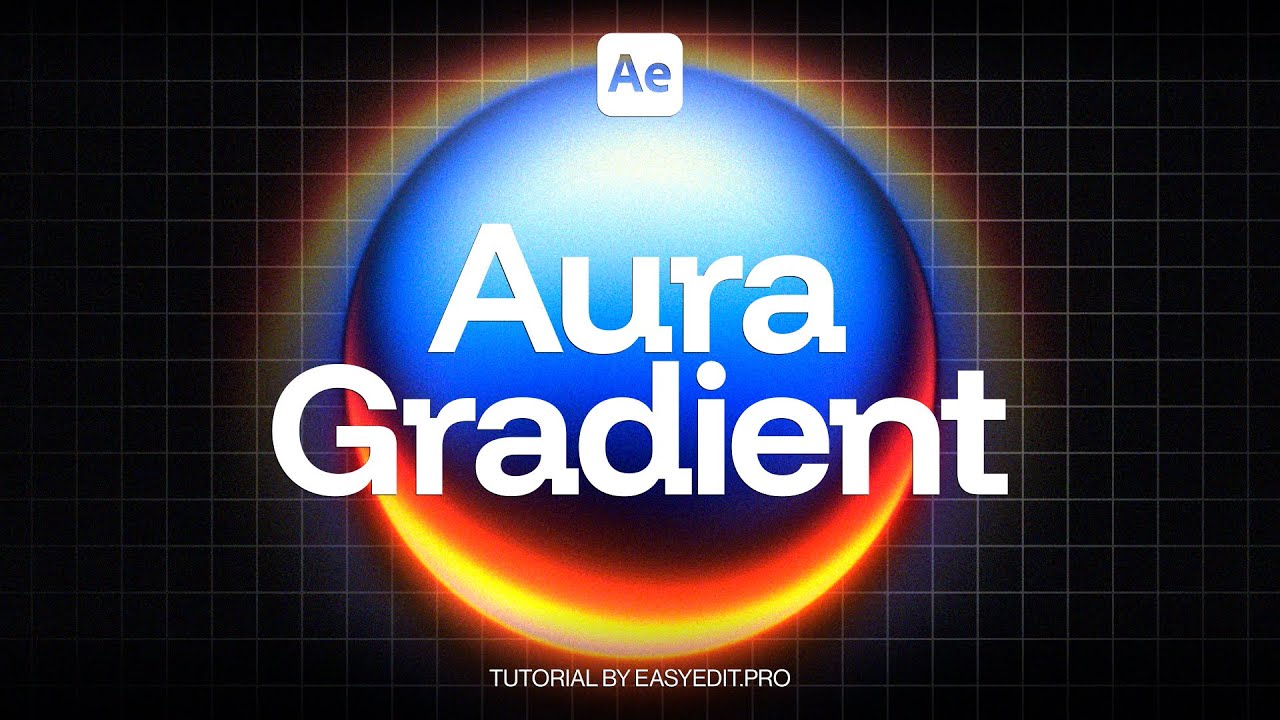 How To Create Grainy Aura Gradient In After Effects!