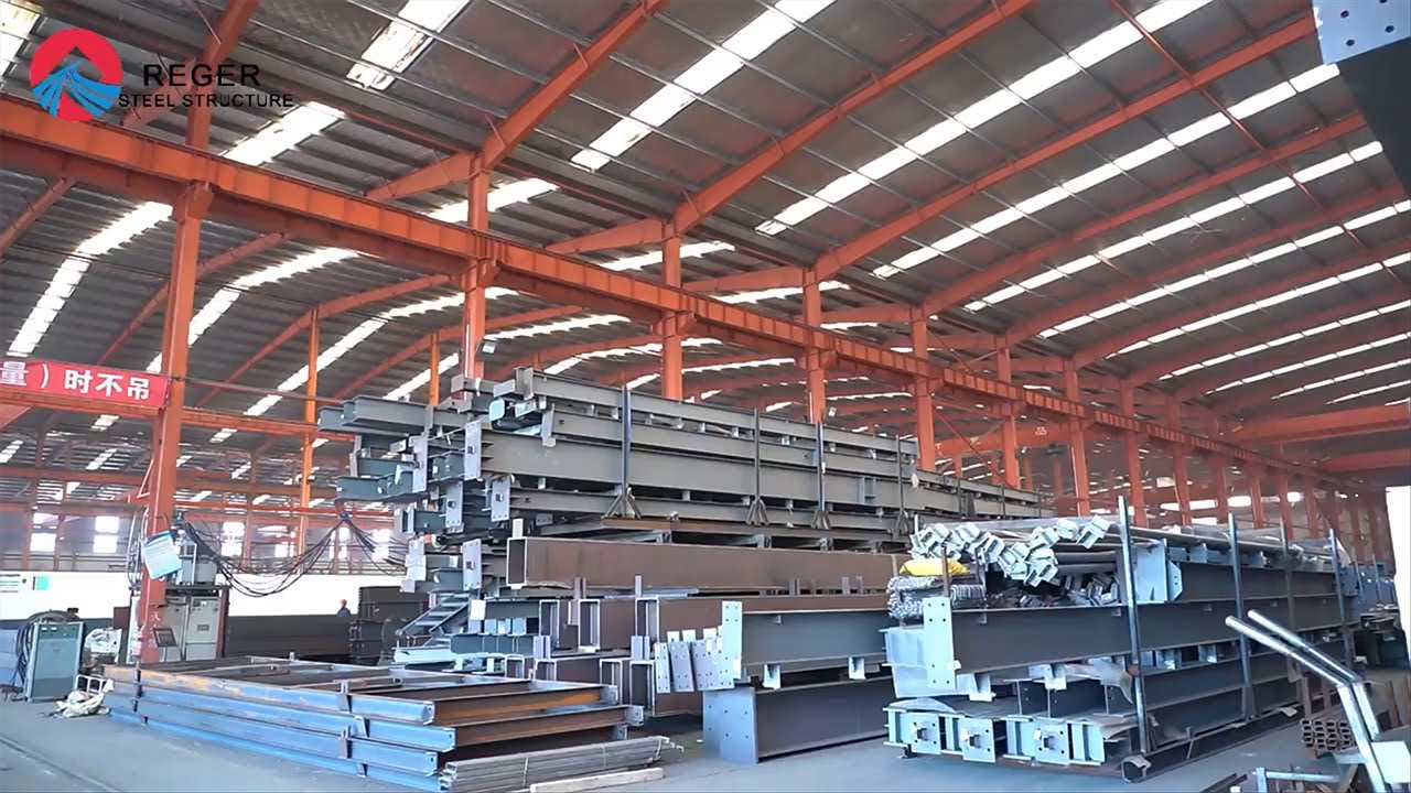 Steel Structure Warehouse Workshop Buildings Primary Framing Members - Column and Beam