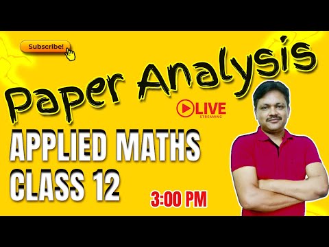 Paper Analysis | CBSE Exam 2024-25 | Applied Maths Class 12 | Gaur Classes