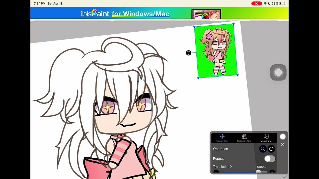 SPEED PAINT!🎨 #gacha  #gachalife #ibispaint #art #alightmotion 