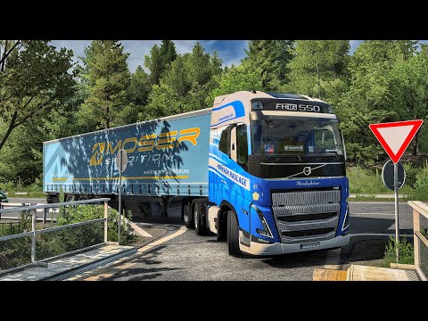 Through Scenic Narrow Roads of Germany | #ets2 1.54