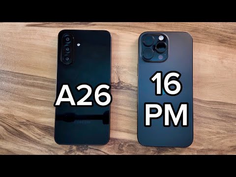 Samsung Galaxy A26 contre iPhone 16 Pro Max