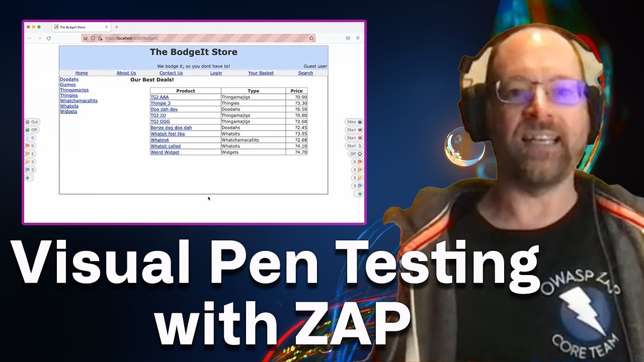 Visual application security testing with ZAP and Simon Bennetts #DemoDays