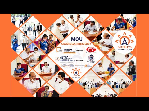 Memorandum Of Understanding Signing Ceremony | Adithya Institutions Coimbatore.