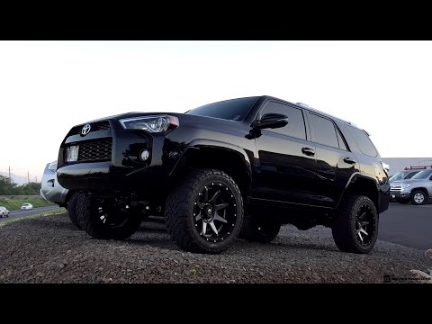 Lifted 2016 Toyota 4Runner on 275/55R20 Tires