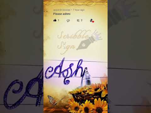Ashmi Name Writing (Special Requested VIDEO) #namewriting  #cursivewriting #shorts #calligraphy #pen
