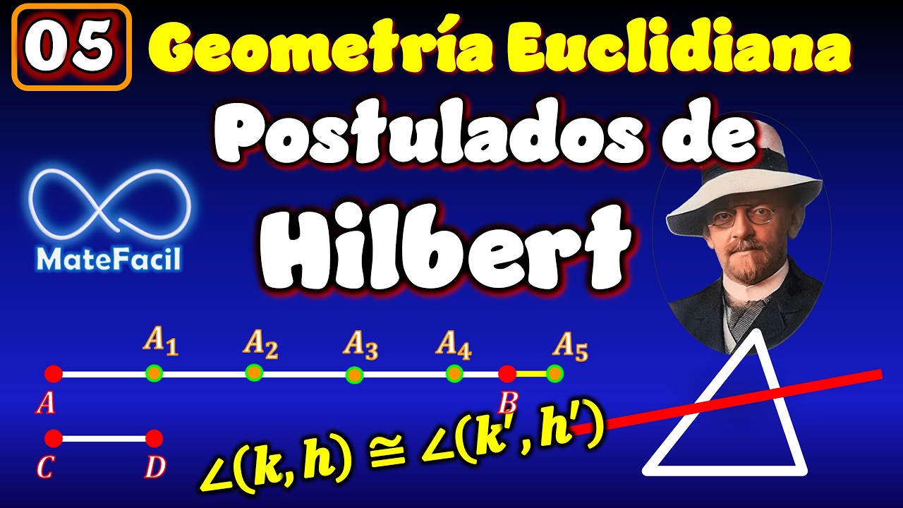 05. Geometría Euclidiana - Los 20 Postulados de Hilbert: La BASE de la Geometría con RIGOR