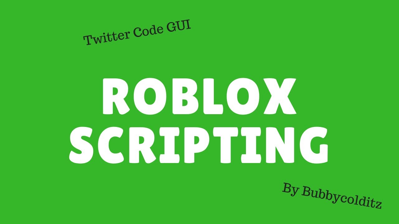 Twitter Code GUI | Roblox Scripting