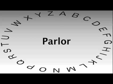 SAT Vocabulary Words and Definitions — Parlor