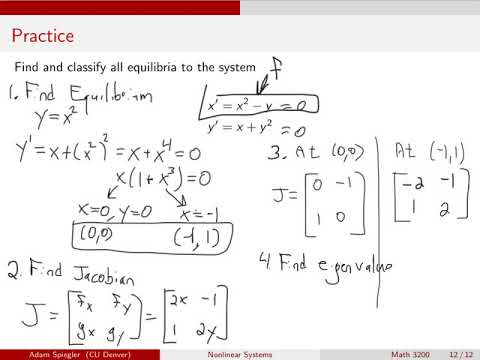 Chapter 8: Practice Example for Nonlinear System