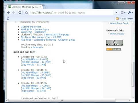 how to download Librivox audio books