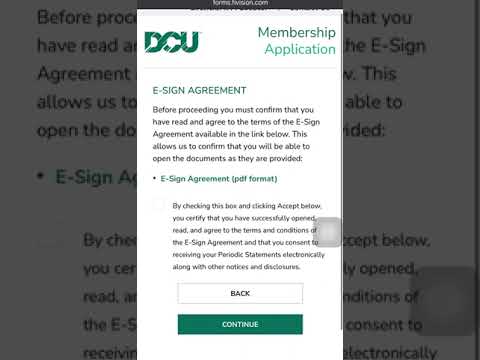 How to set up DCU bank account