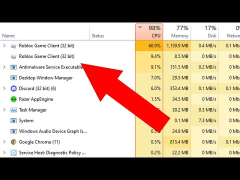 ROBLOX 100% CPU usage problem | How to Fix 100% CPU usage