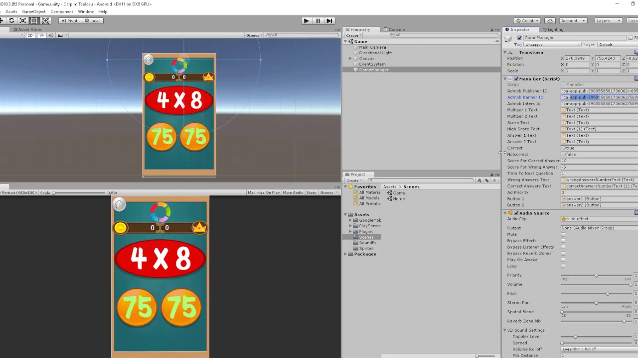 Easy Multiple MathGame - Complete Project