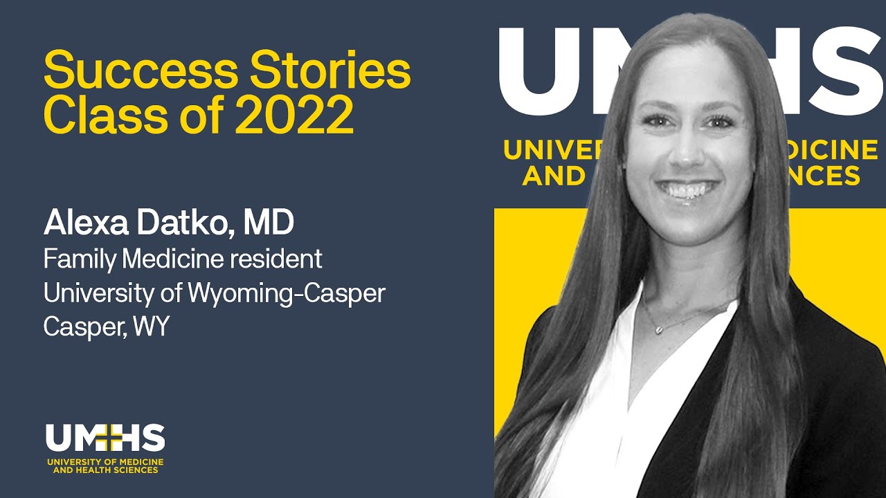 Success Stories - Dr Alexa Datko - Family Medicine Residency Match