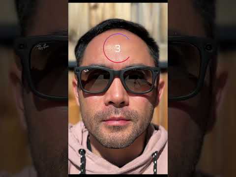 Transition Lens 10 Second Countdown | Ray-Ban Meta Wayfarer #shorts