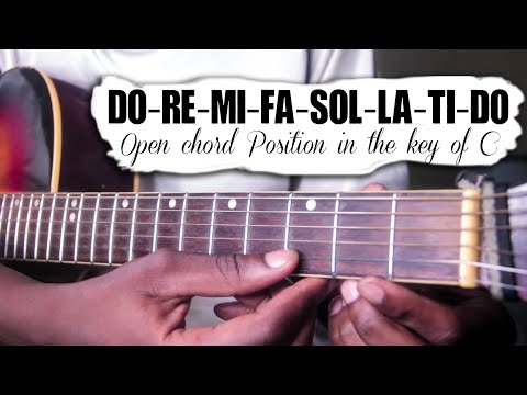 Guitar Chords | Do - Re - Mi - Fa - Sol - La - Ti - Do | Open Positions | Easy