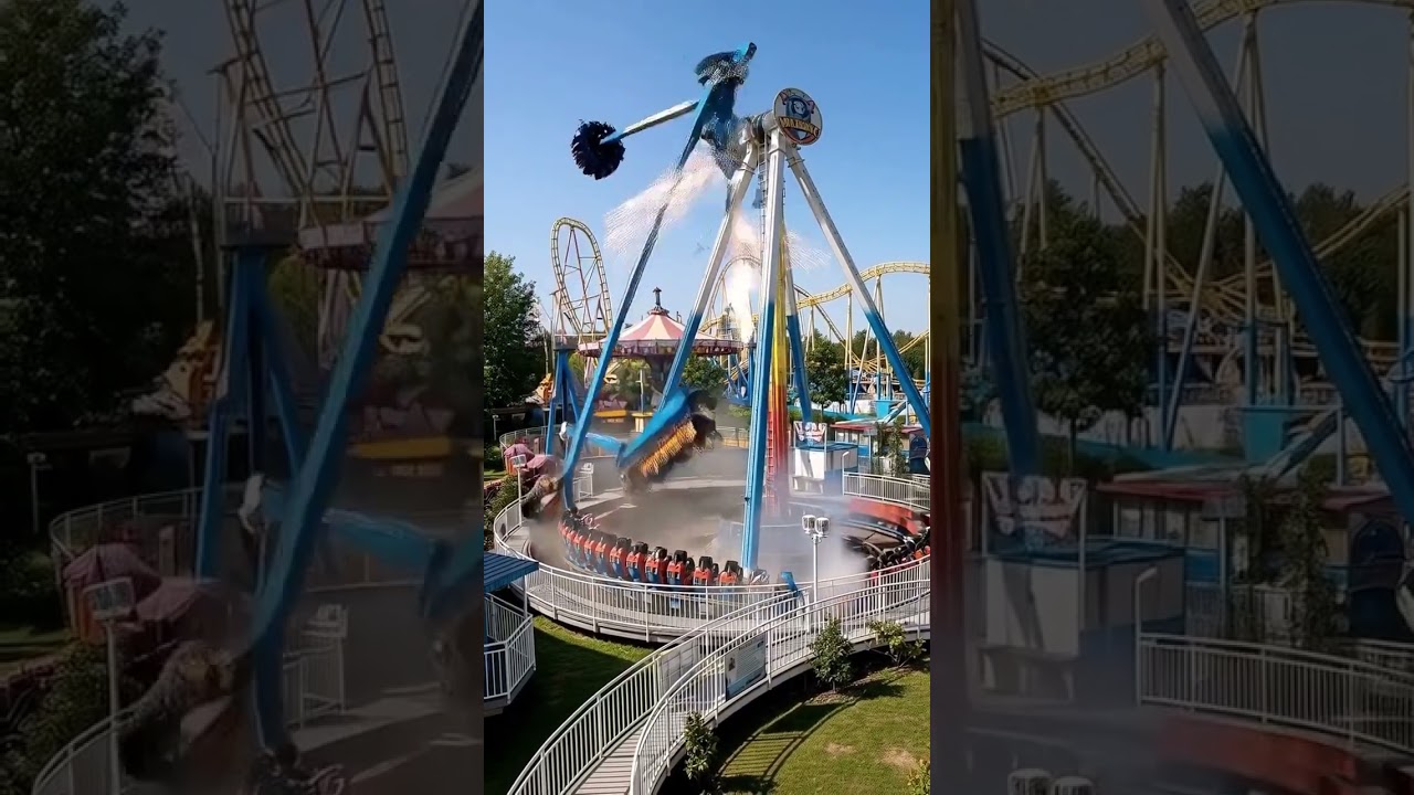 Amusement Park Ride Attraction Malfuction and Collapse