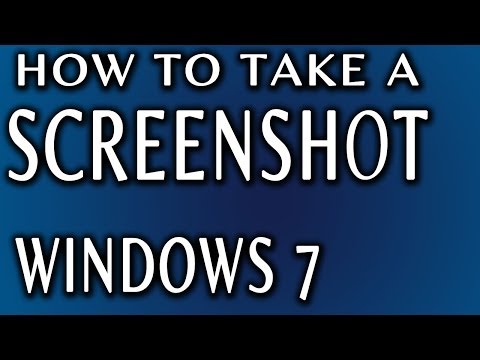 How To Take A Screenshot In Windows 7