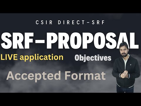 CSIR-SRF DIRECT ACCEPTED PROPOSAL