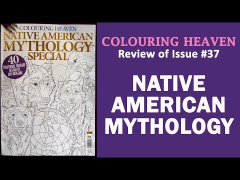 'Native American Mythology Special ' Review of new Colouring Heaven issue