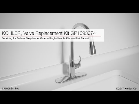 Valve Replacement for Bellera, Simplice, or Cruette Kitchen Sink Faucets